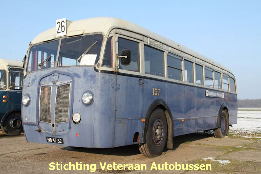 Stichting Veteraan Autobussen » 1940. Kromhout/Verheul GVBA 157 Regio ...